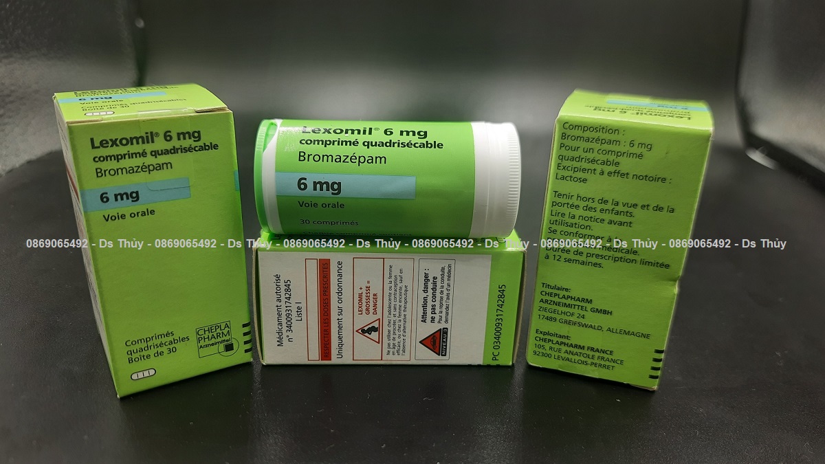 Thuốc An Thần Gây Ngủ Lexomil 6mg - Dược Sĩ Thủy